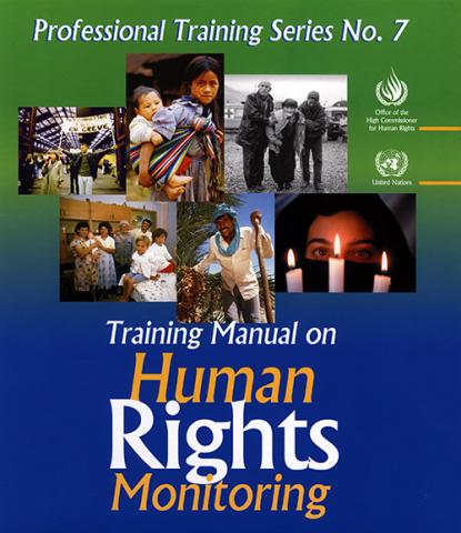 Training Manual on Human Rights Monitoring | ศูนย์สารสนเทศสิทธิมนุษยชน
